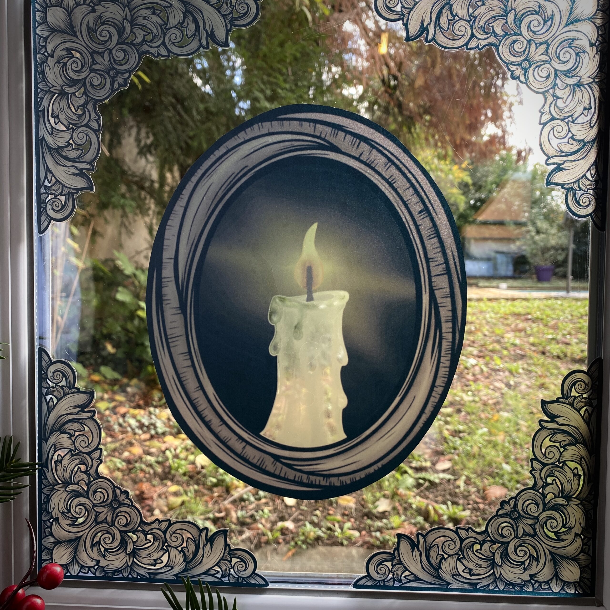 Bougie. Sticker repositionnable. A4 à découper - MANOIЯ